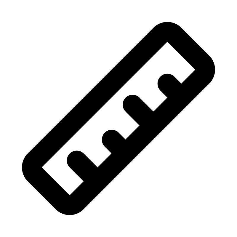 Ruler icon. Free download transparent .PNG | Creazilla