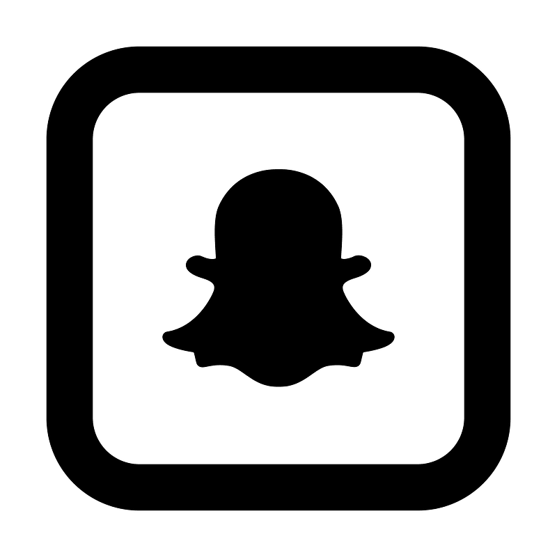 Snapchat-square icon. Free download transparent .PNG | Creazilla