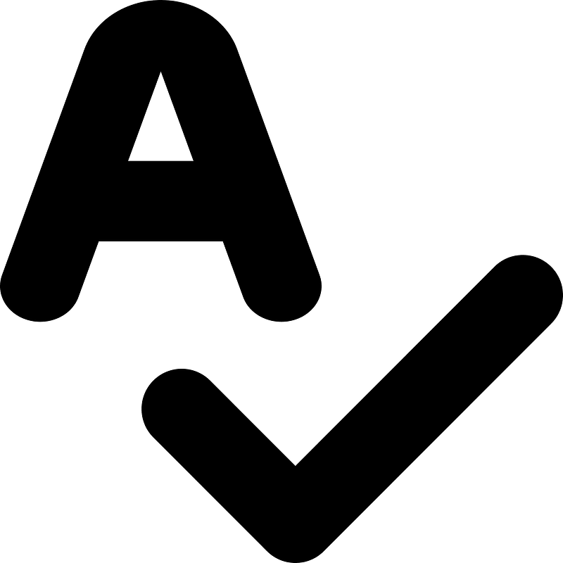 Spell-check - Free vector icons on creazilla.com