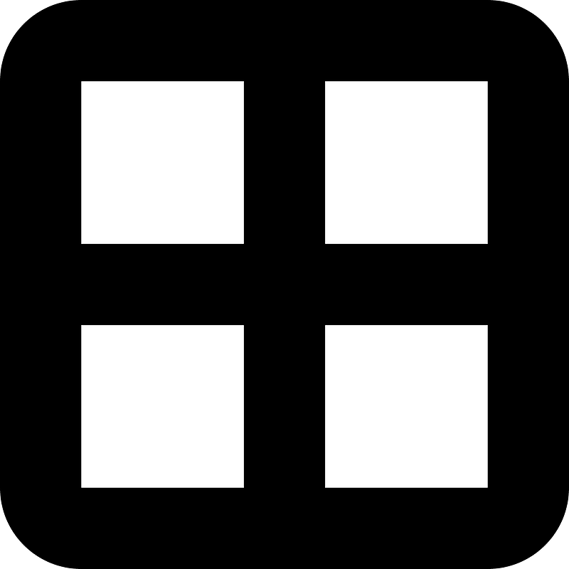 Table-cell icon. Free download transparent .PNG | Creazilla