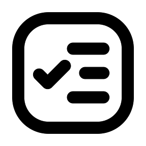 Task-list icon. Free download transparent .PNG | Creazilla