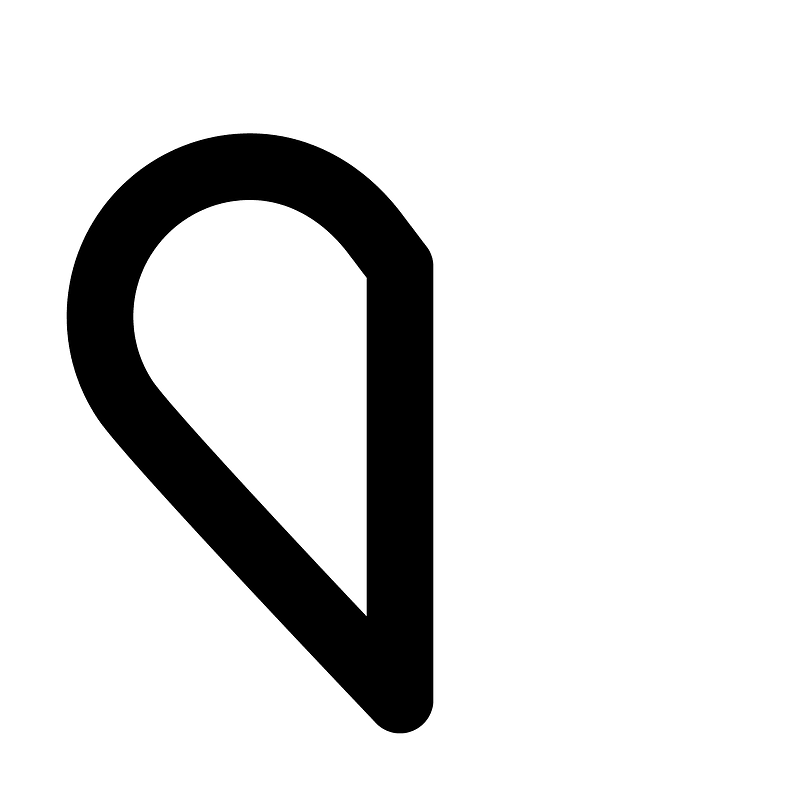 Heart-half icon. Free download transparent .PNG | Creazilla