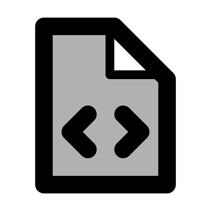 Document-code icon. Free download transparent .PNG | Creazilla