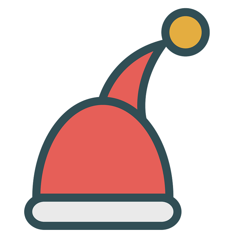 Santa hat icon. Free download transparent .PNG | Creazilla