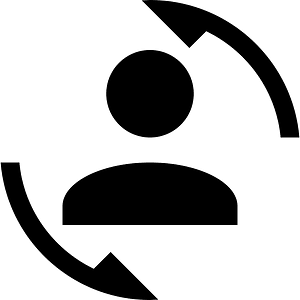 Account-convert icon. Free download transparent .PNG | Creazilla