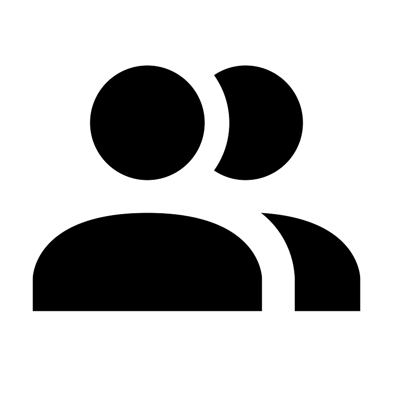 Account-multiple icon. Free download transparent .PNG | Creazilla