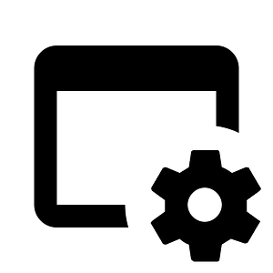 Application-cog icon. Free download transparent .PNG | Creazilla