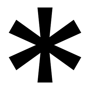 Asterisk icon. Free download transparent .PNG | Creazilla