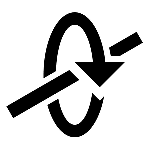 Axis-z-rotate-clockwise icon. Free download transparent .PNG | Creazilla