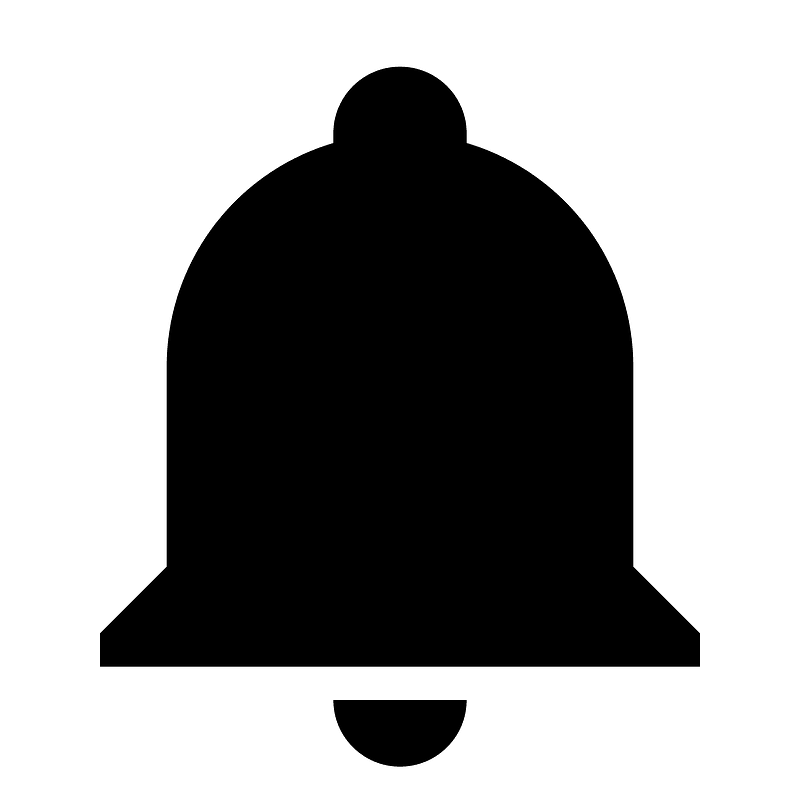 Bell icon. Free download transparent .PNG | Creazilla