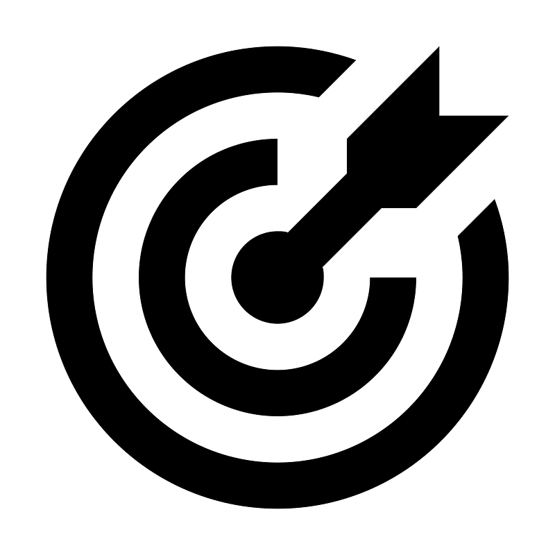 Bullseye-arrow icon. Free download transparent .PNG | Creazilla