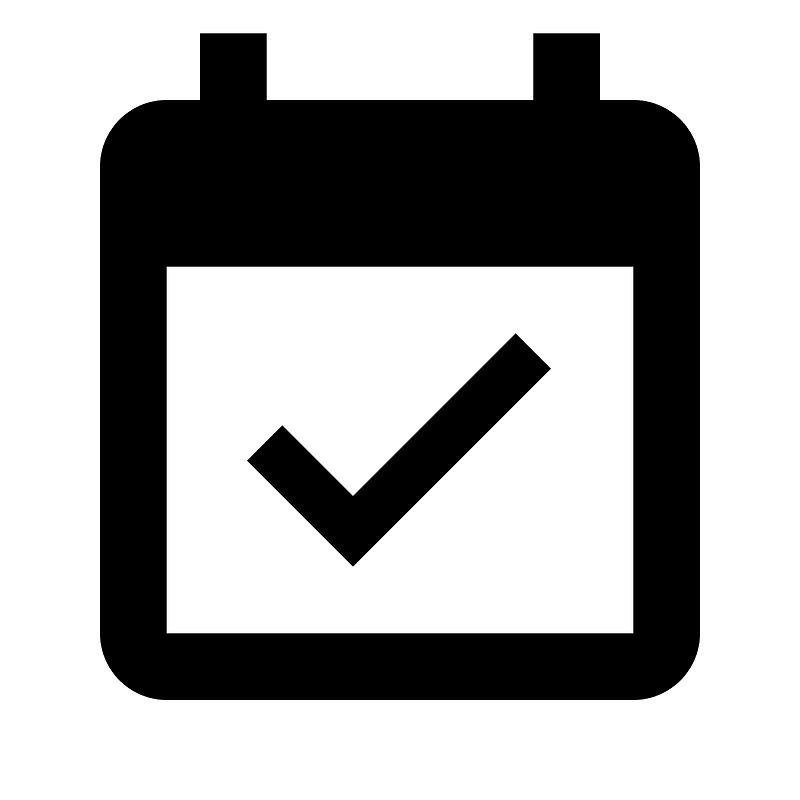 Calendar-check icon. Free download transparent .PNG | Creazilla