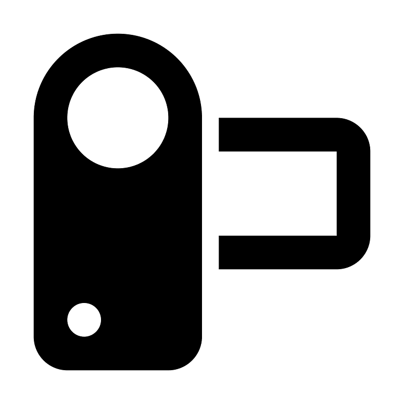 Camcorder icon. Free download transparent .PNG | Creazilla