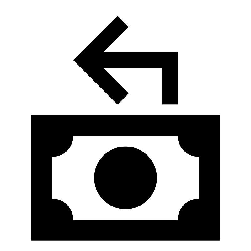 Cash-refund icon. Free download transparent .PNG | Creazilla