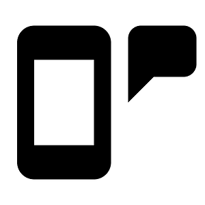 Cellphone-message icon. Free download transparent .PNG | Creazilla