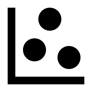 Chart-scatter-plot icon. Free download transparent .PNG | Creazilla