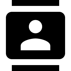 Contacts icon. Free download transparent .PNG | Creazilla