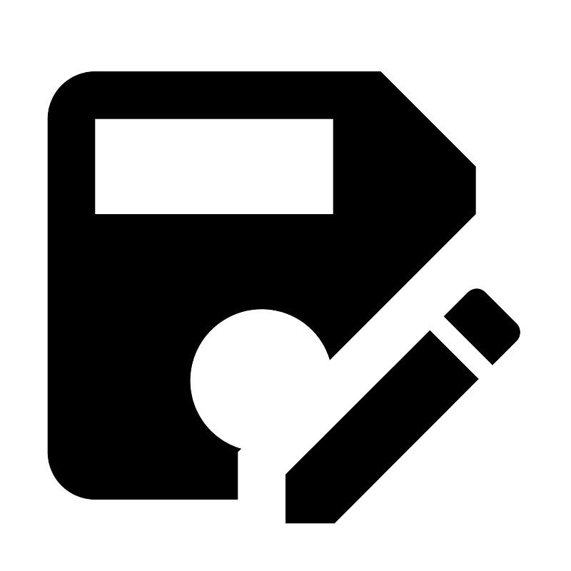 Content-save-edit icon. Free download transparent .PNG | Creazilla