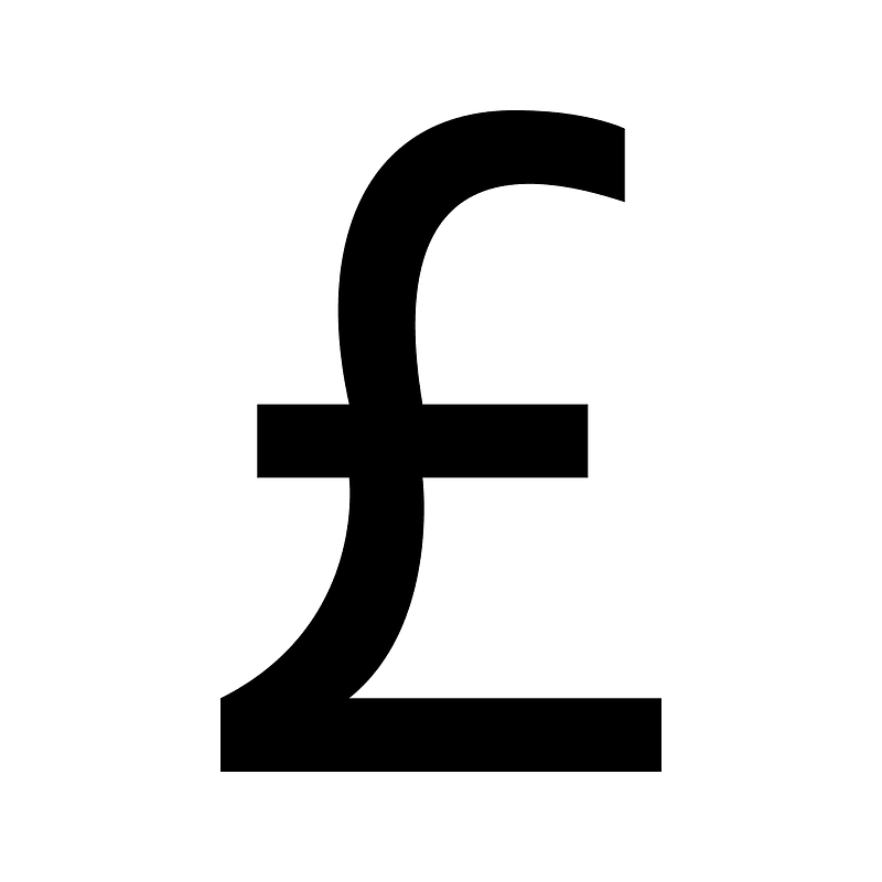 Currency-gbp icon. Free download transparent .PNG | Creazilla