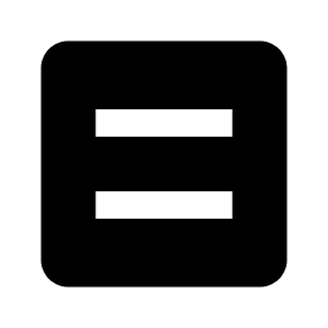 Equal-box icon. Free download transparent .PNG | Creazilla