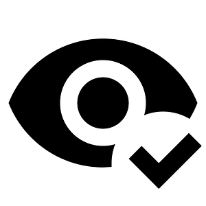 Eye-check icon. Free download transparent .PNG | Creazilla