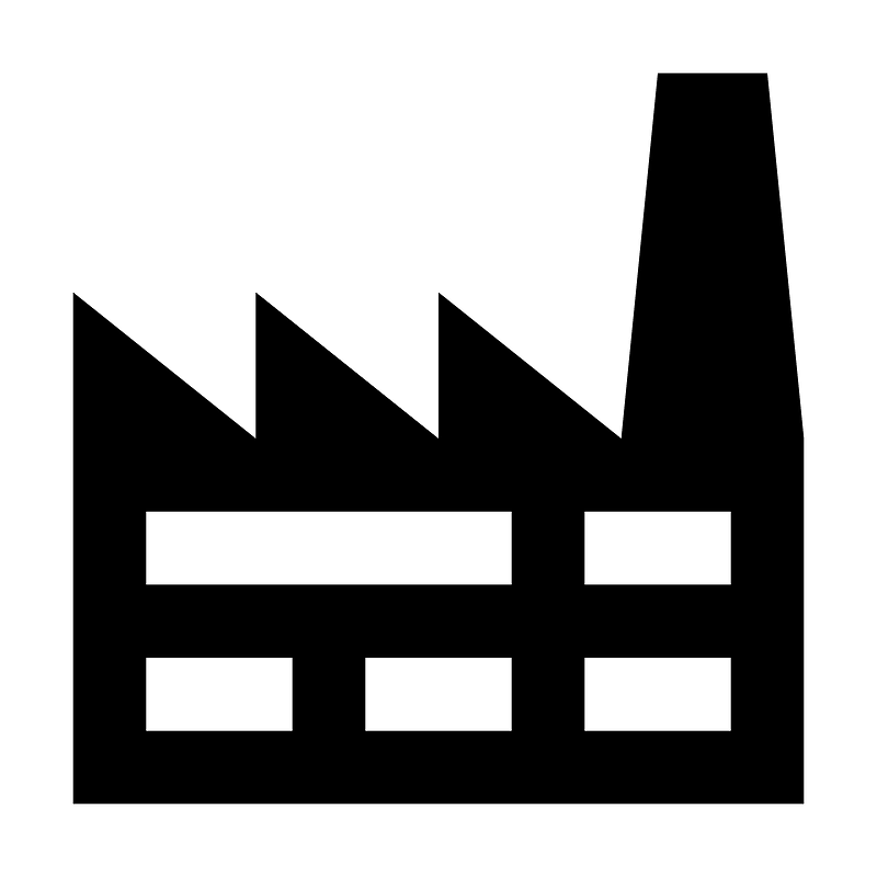Factory icon. Free download transparent .PNG | Creazilla