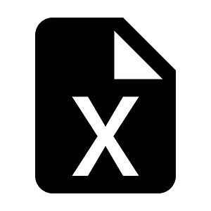 File-excel icon. Free download transparent .PNG | Creazilla