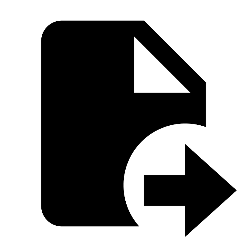 File-move icon. Free download transparent .PNG | Creazilla