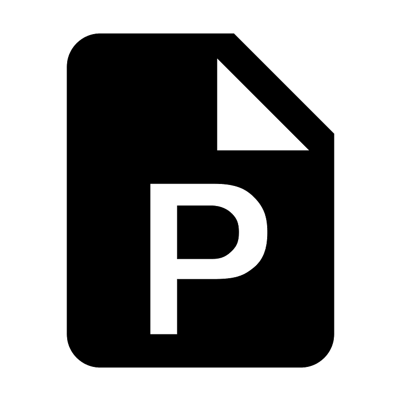 File-powerpoint icon. Free download transparent .PNG | Creazilla