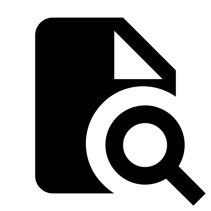 File-search - Free vector icons on creazilla.com