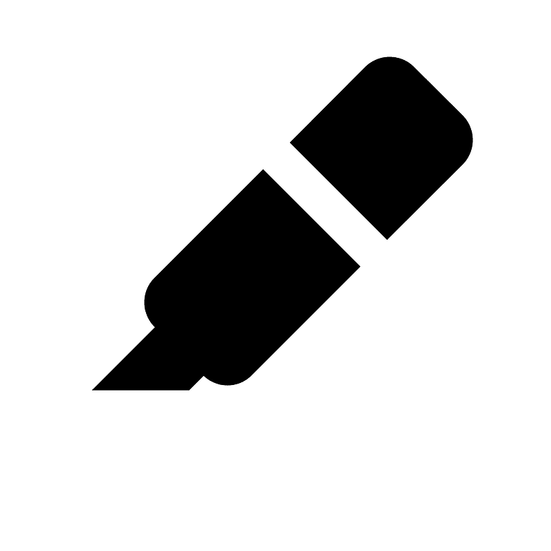 Format-color-highlight icon. Free download transparent .PNG | Creazilla