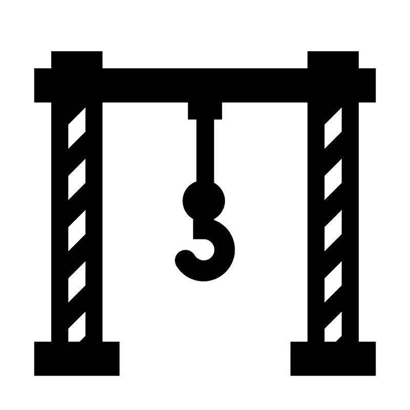 Gantry-crane icon. Free download transparent .PNG | Creazilla