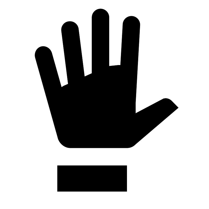Hand icon. Free download transparent .PNG | Creazilla
