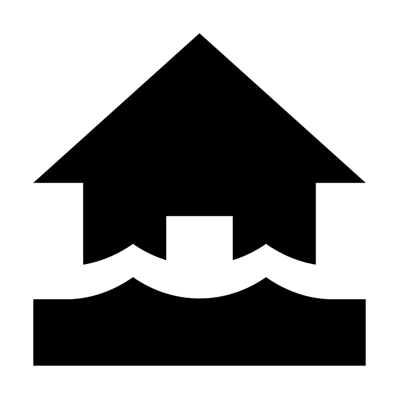 Home-flood icon. Free download transparent .PNG | Creazilla