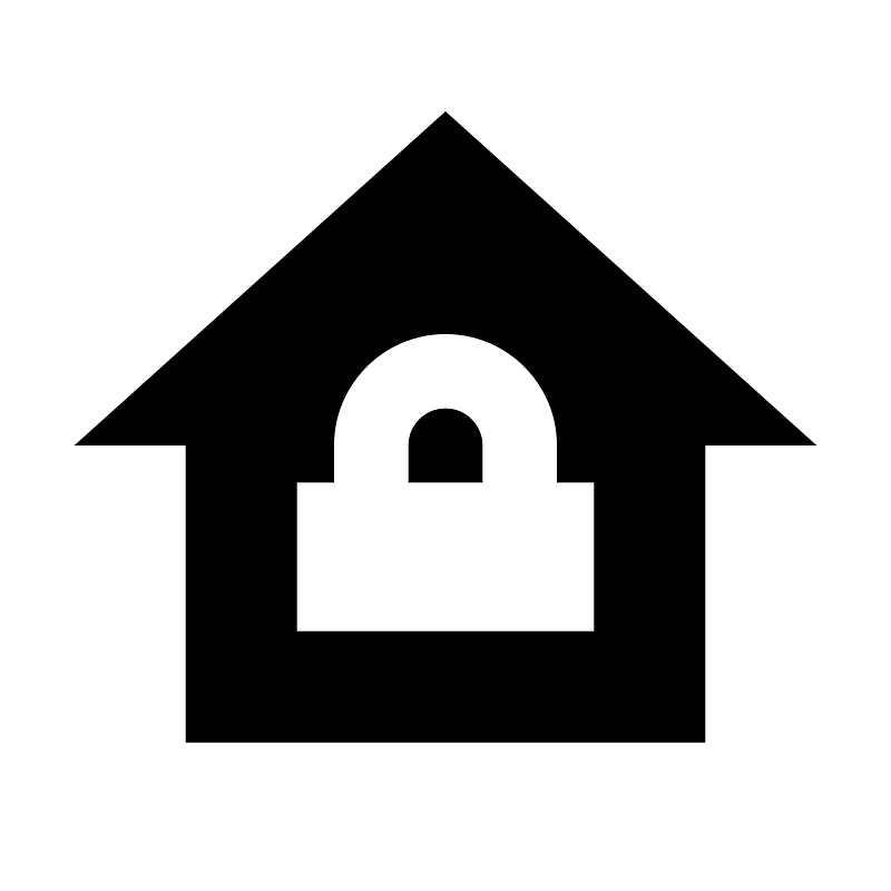 Home-lock icon. Free download transparent .PNG | Creazilla