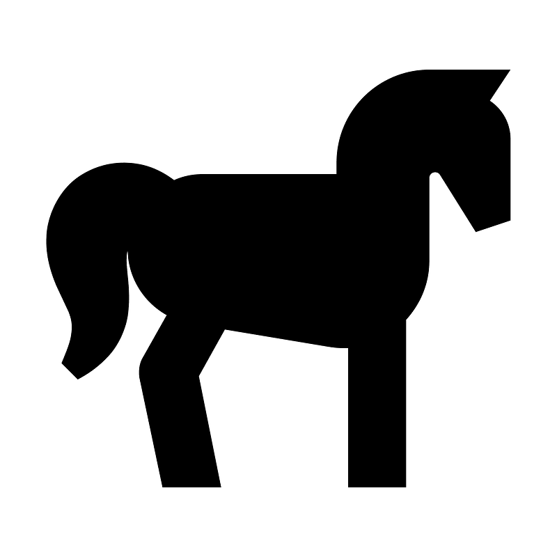 Horse icon. Free download transparent .PNG | Creazilla