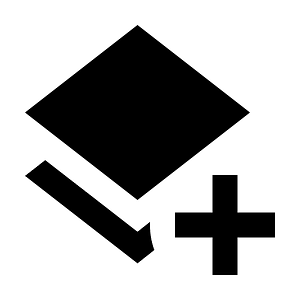 Layers-plus icon. Free download transparent .PNG | Creazilla