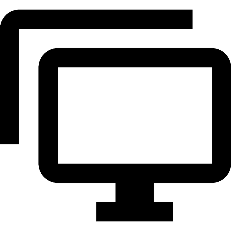 Monitor-multiple icon. Free download transparent .PNG | Creazilla