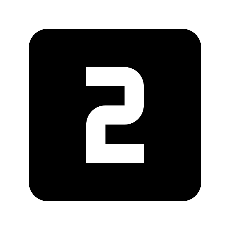 Numeric-2-box icon. Free download transparent .PNG | Creazilla