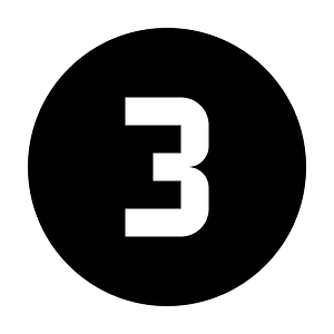 Numeric-3-circle icon. Free download transparent .PNG | Creazilla