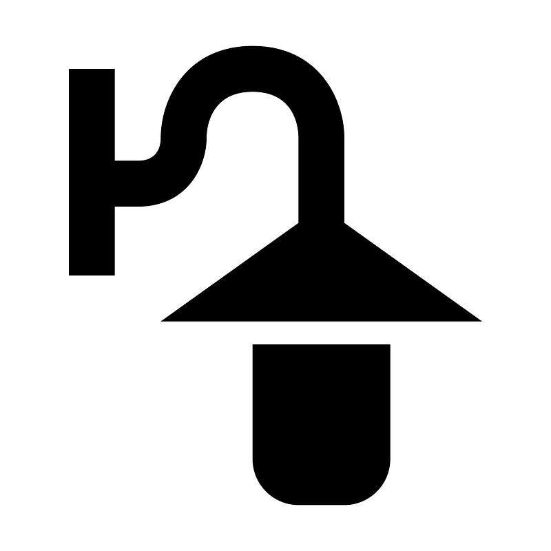 Outdoor-lamp icon. Free download transparent .PNG | Creazilla