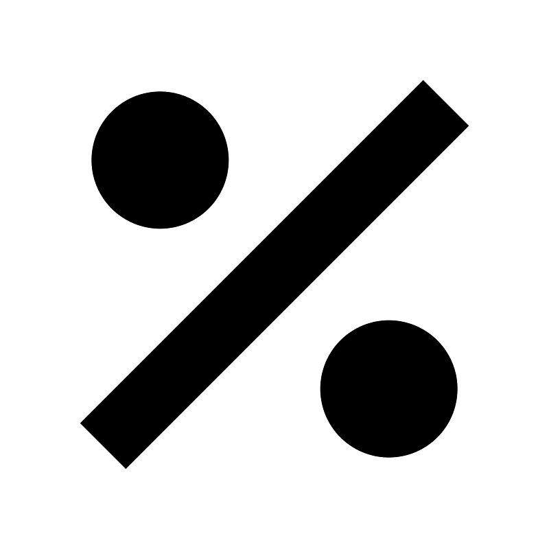Percent icon. Free download transparent .PNG | Creazilla