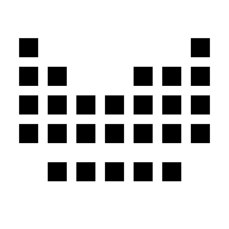 Periodic-table icon. Free download transparent .PNG | Creazilla