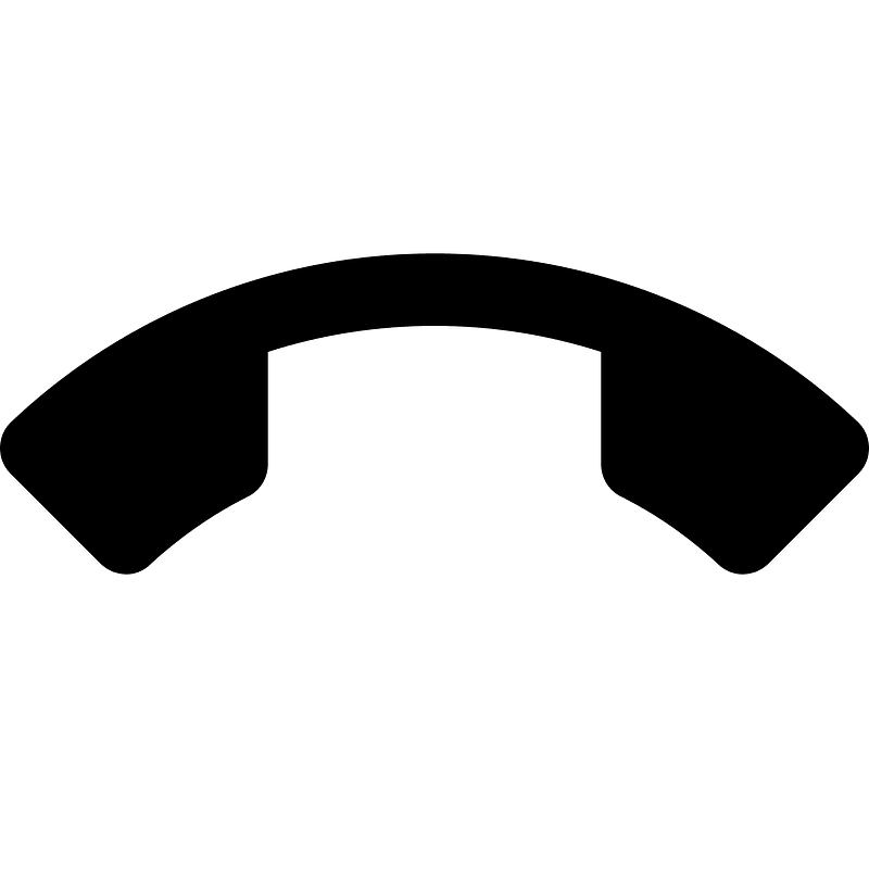 Phone-hangup icon. Free download transparent .PNG | Creazilla