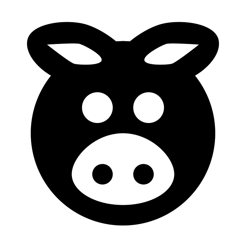 Pig icon. Free download transparent .PNG | Creazilla