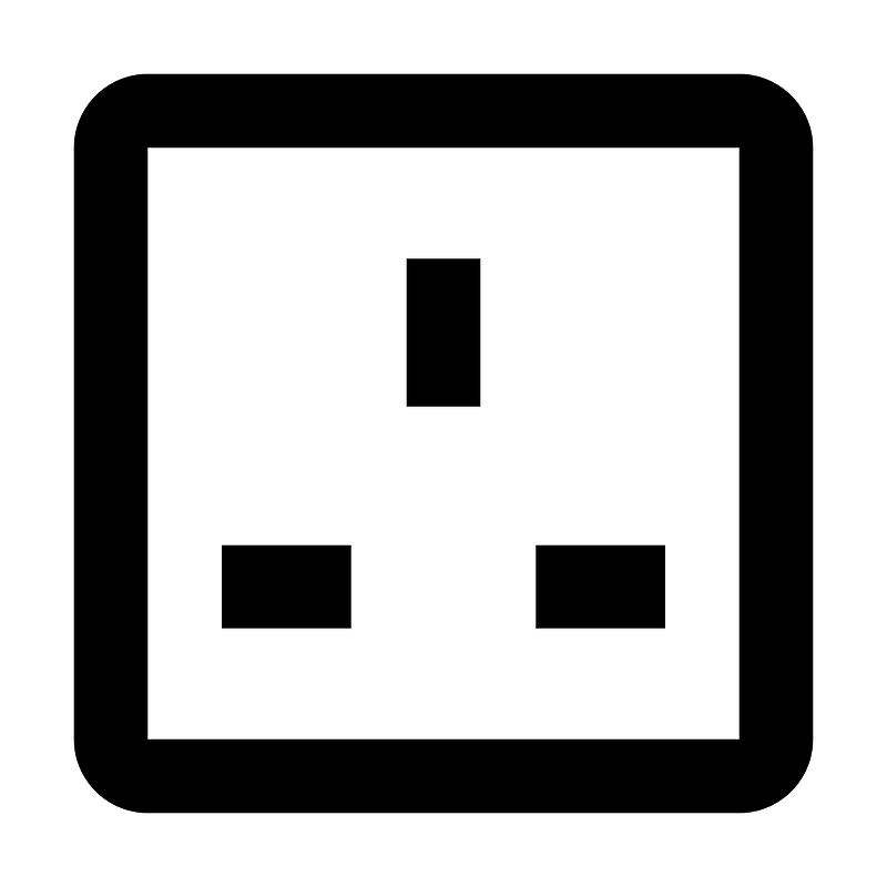 Power-socket-uk icon. Free download transparent .PNG | Creazilla