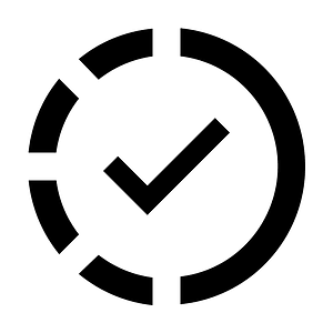 Progress-check icon. Free download transparent .PNG | Creazilla