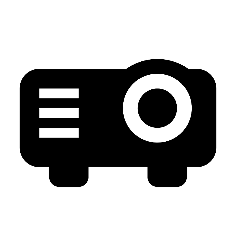 Projector icon. Free download transparent .PNG | Creazilla
