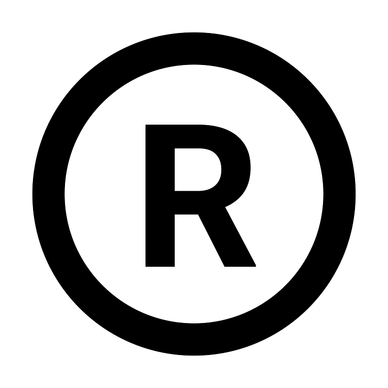 Registered-trademark icon. Free download transparent .PNG | Creazilla