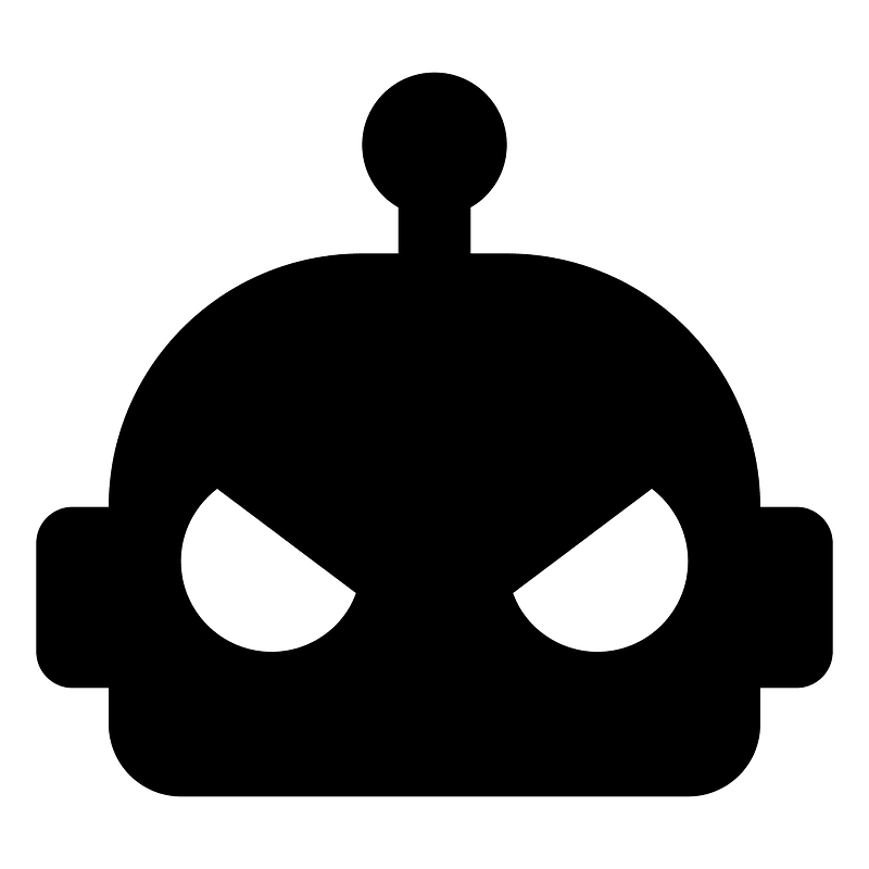 Robot-angry icon. Free download transparent .PNG | Creazilla